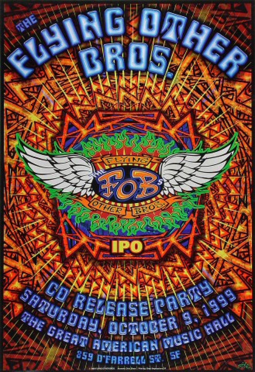 The Flying Other Brothers Vintage Concert Poster from Great American ...