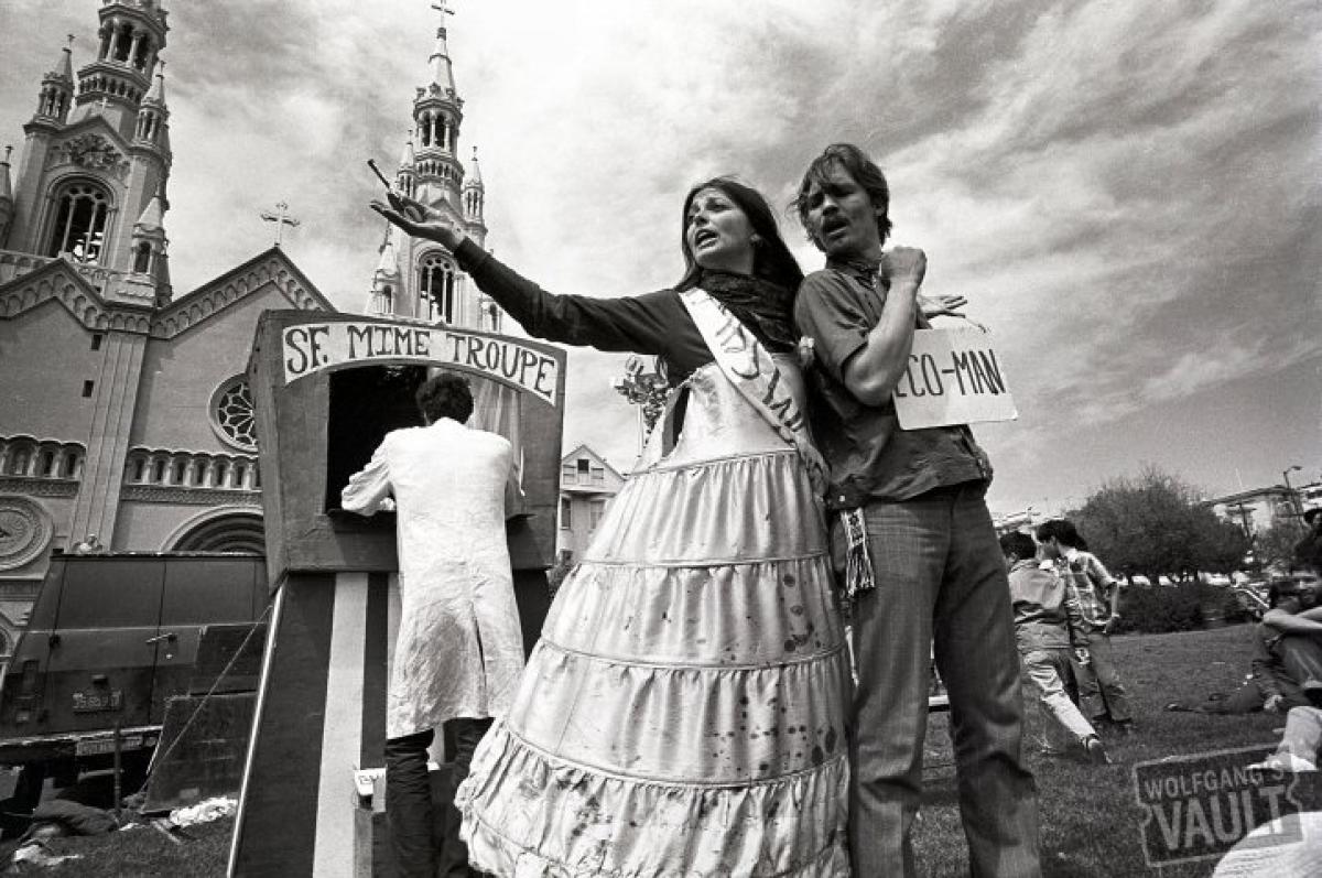 San Francisco Mime Troupe Vintage Concert Photo Fine Art Print from ...