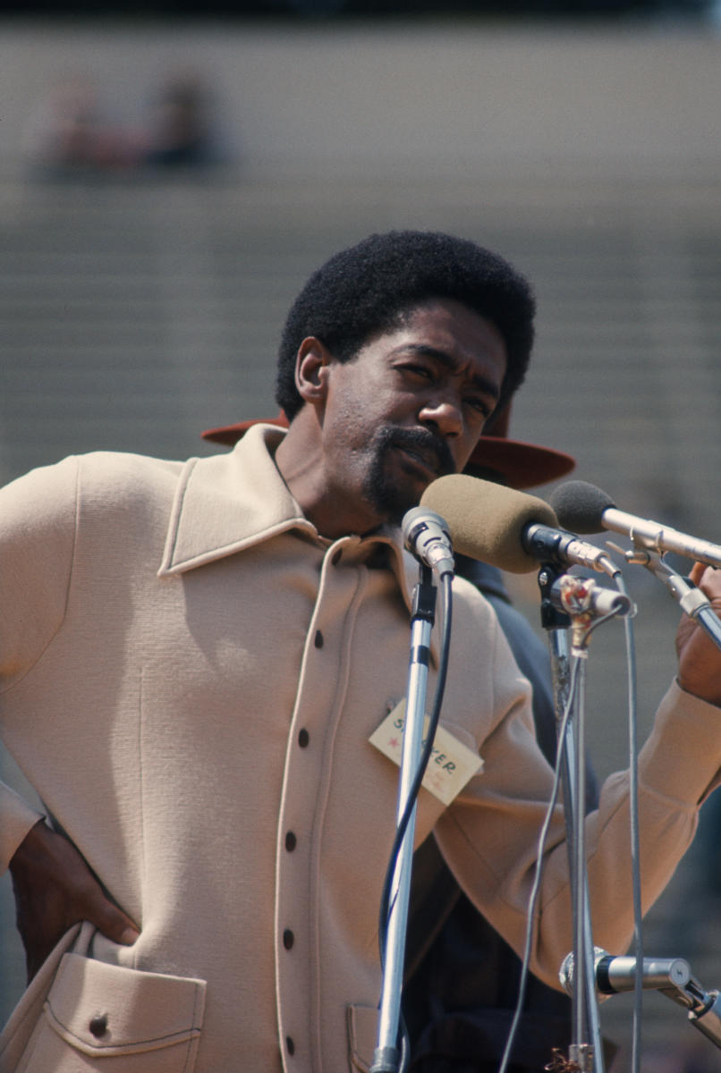 Bobby Seale Vintage Concert Photo Fine Art Print at Wolfgang's