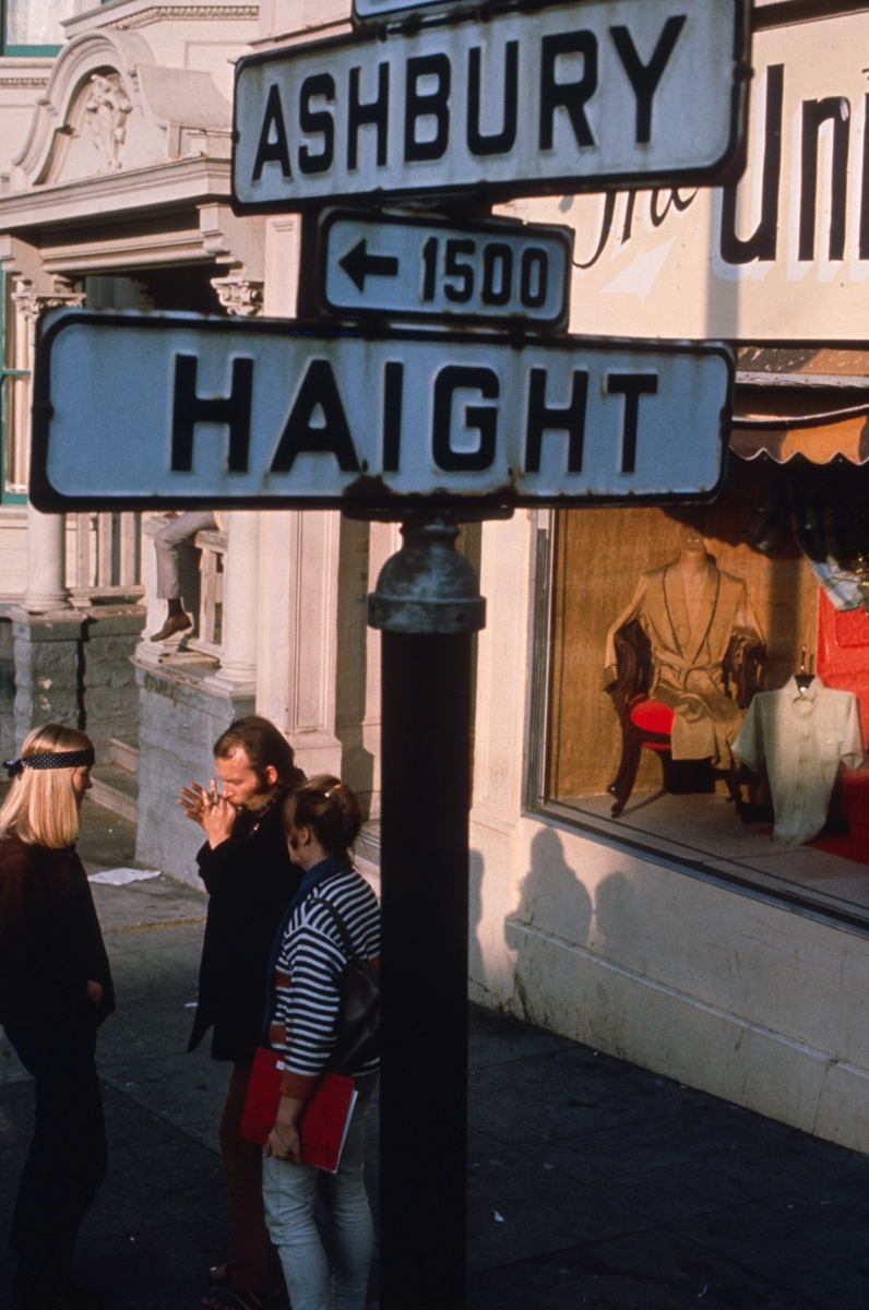 Haight Ashbury Street Sign Vintage Concert Photo Fine Art Print at ...