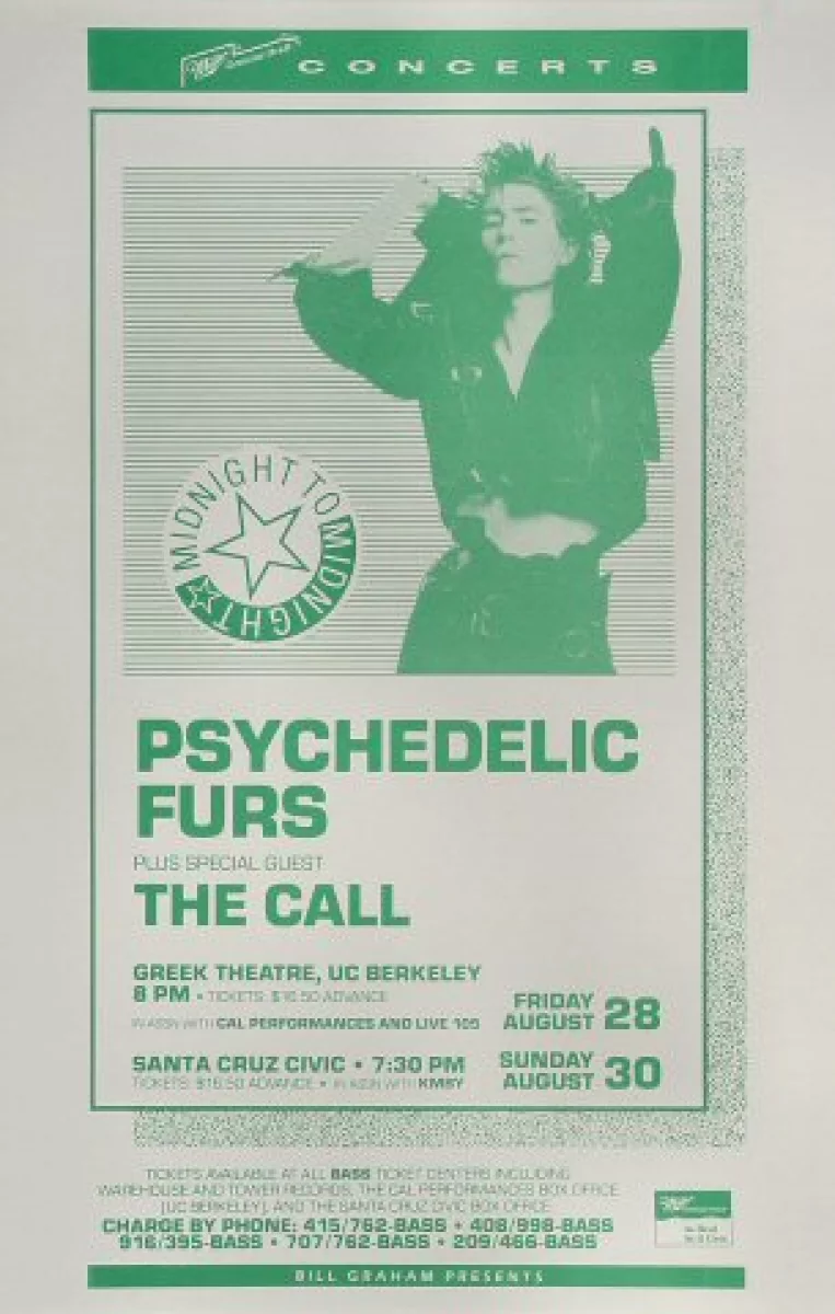 The Psychedelic Furs Posters at Wolfgang's
