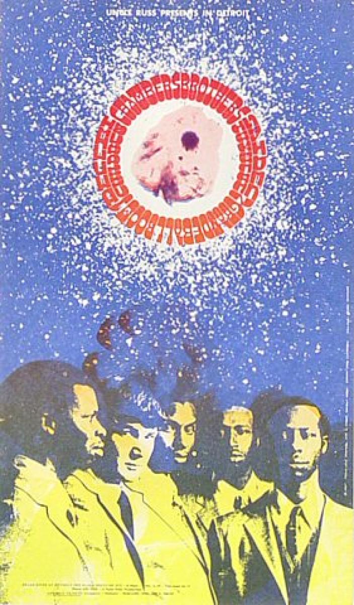 The Chambers Brothers Vintage Concert Postcard from Grande Ballroom ...