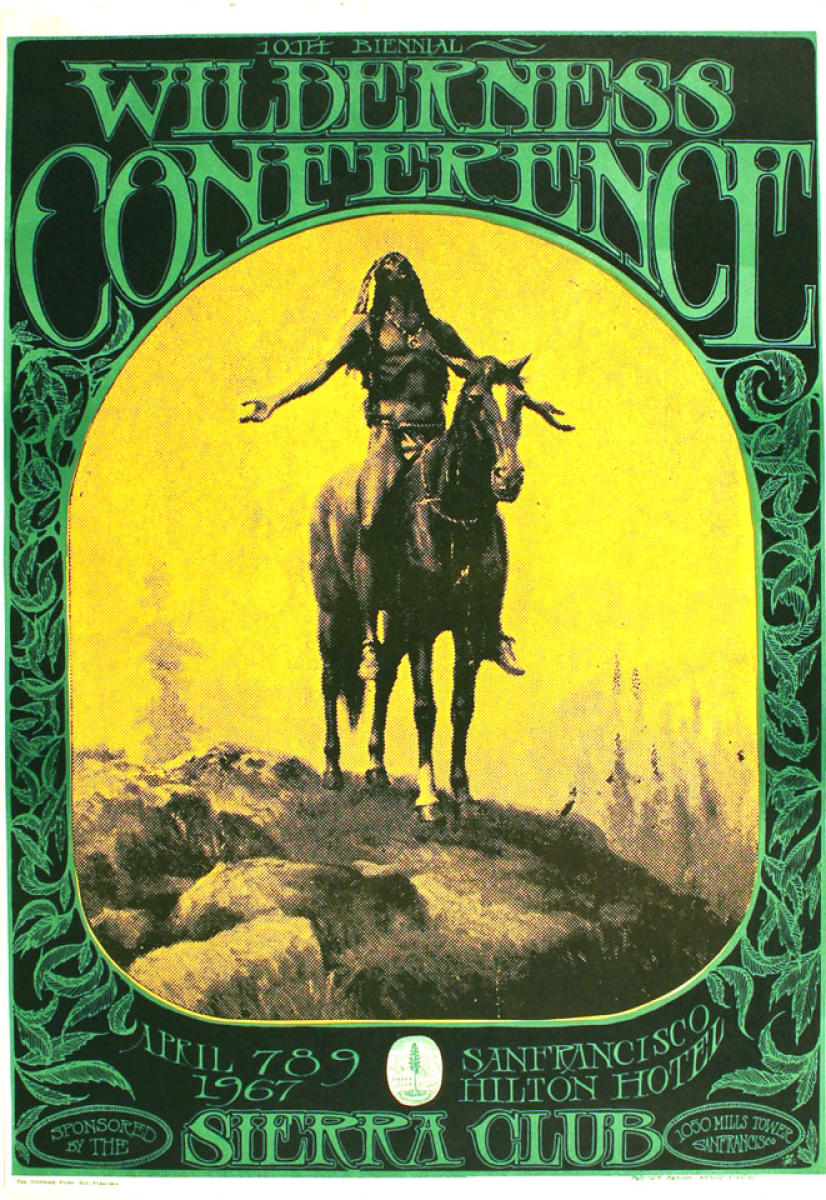 Sierra Club Wilderness Conference Vintage Concert Poster from Hilton ...