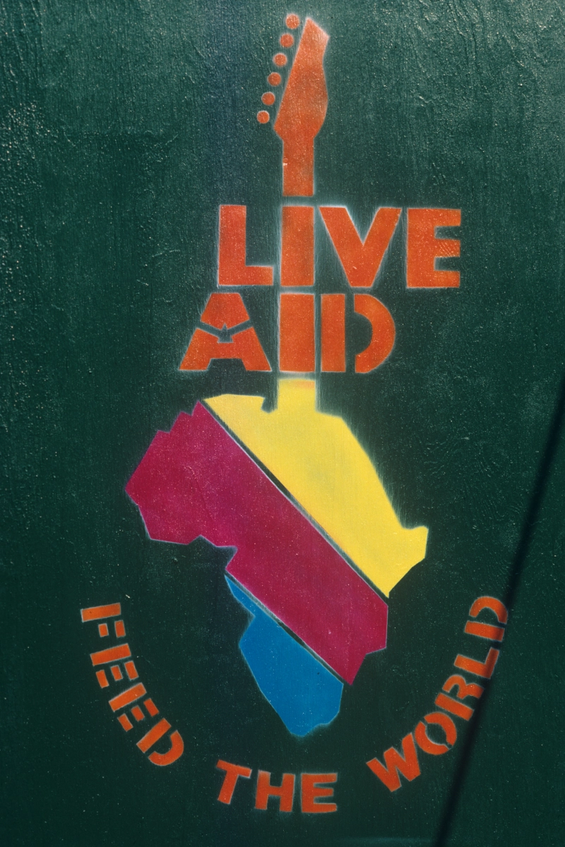 Concert Art Sign Vintage Concert Photo Fine Art Print from JFK Stadium ...