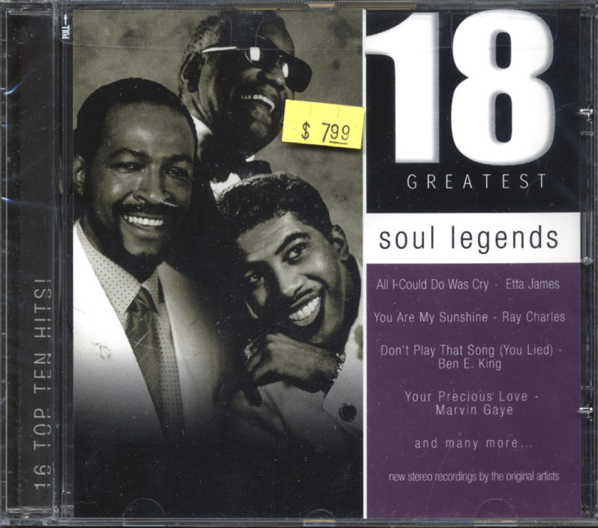 18 Greatest Soul Legends CD, 2007 at Wolfgang's