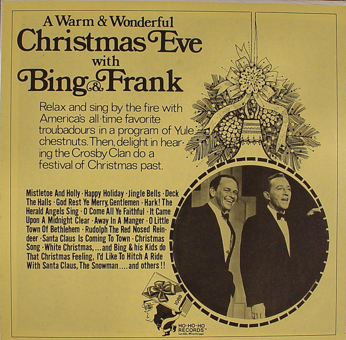 Christmas Eve With Bing & Frank Vinyl 12" at Wolfgang's