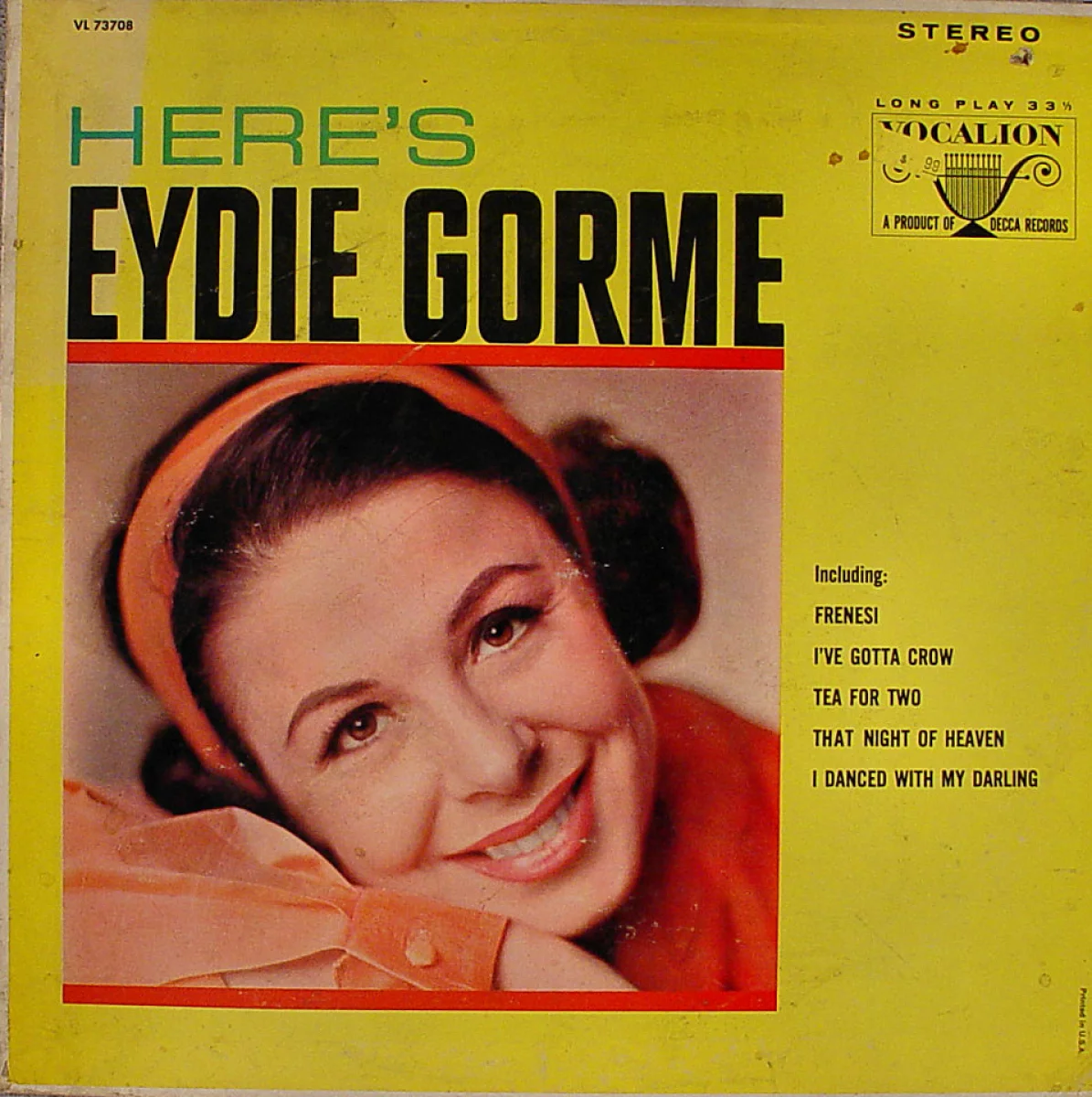 Eydie Gorme Mugs at Wolfgang's