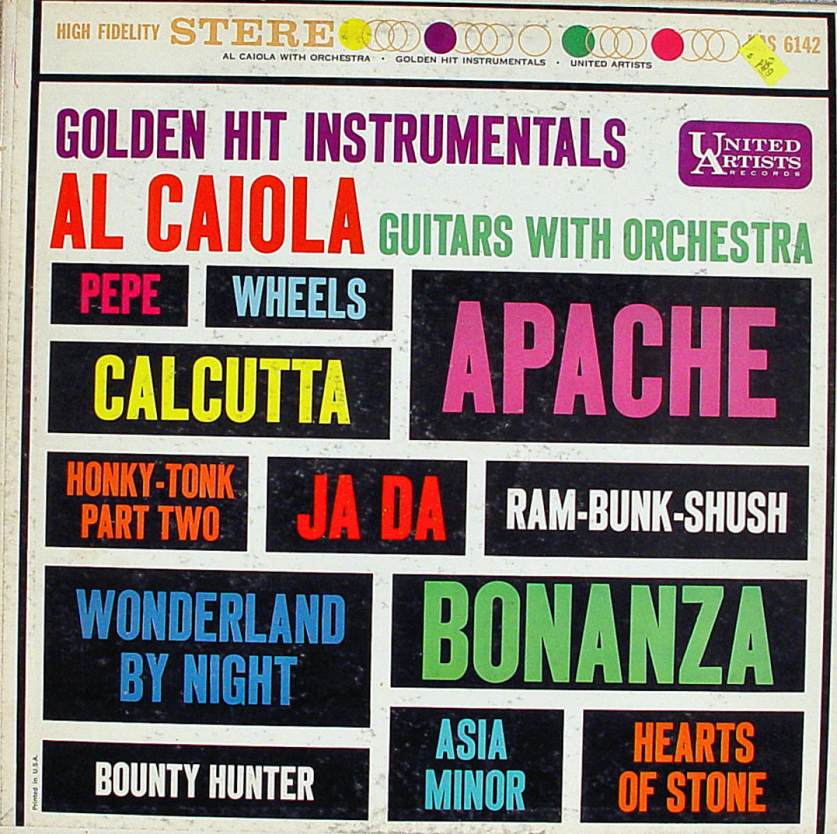 Al Caiola Guitars With Orchestra Vinyl 12", 2014 at Wolfgang's