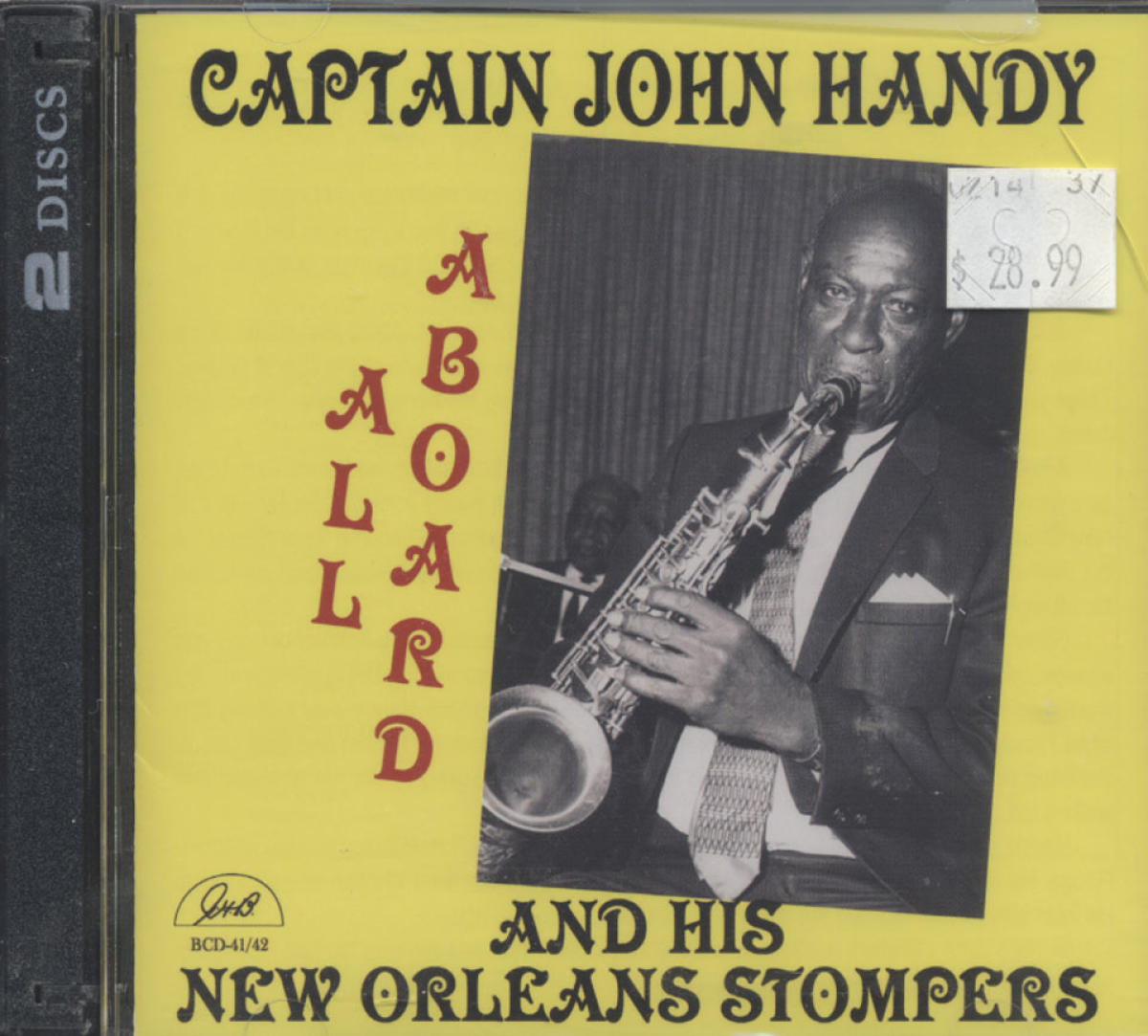 Captain John Handy and his New Orleans Stompers CD, 1994 at Wolfgang's