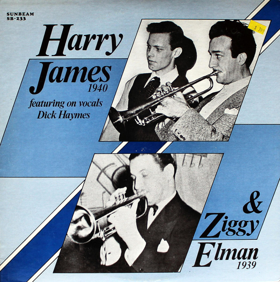 Harry James / Ziggy Elman / Dick Haymes Vinyl 12", 1984 at Wolfgang's