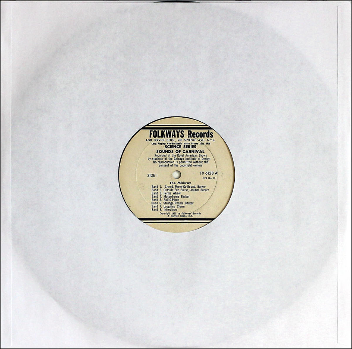 Chicago Institute Of Design Vinyl 12", 1955 at Wolfgang's