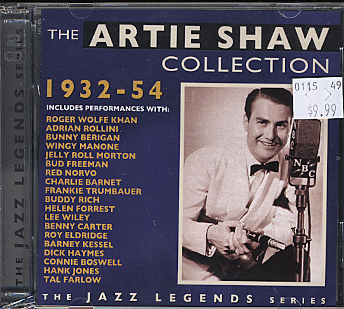 The Artie Shaw Collection CD, 2014 at Wolfgang's