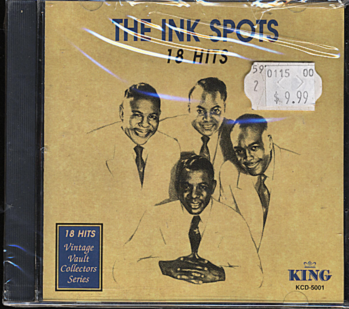 The Ink Spots CD, 1995 at Wolfgang's