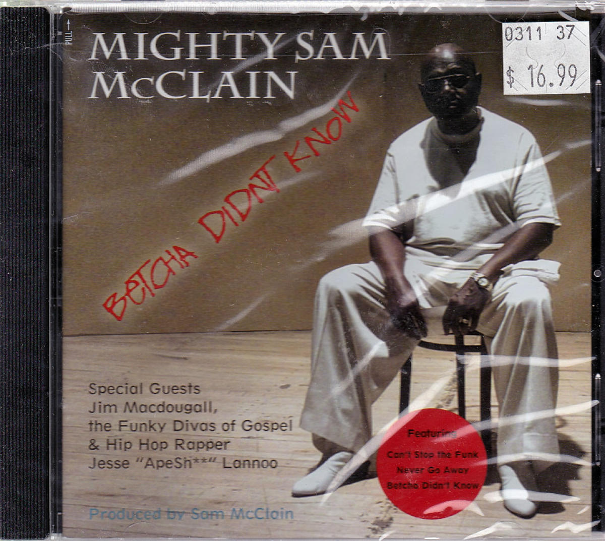 Mighty Sam McClain CD, 2005 at Wolfgang's