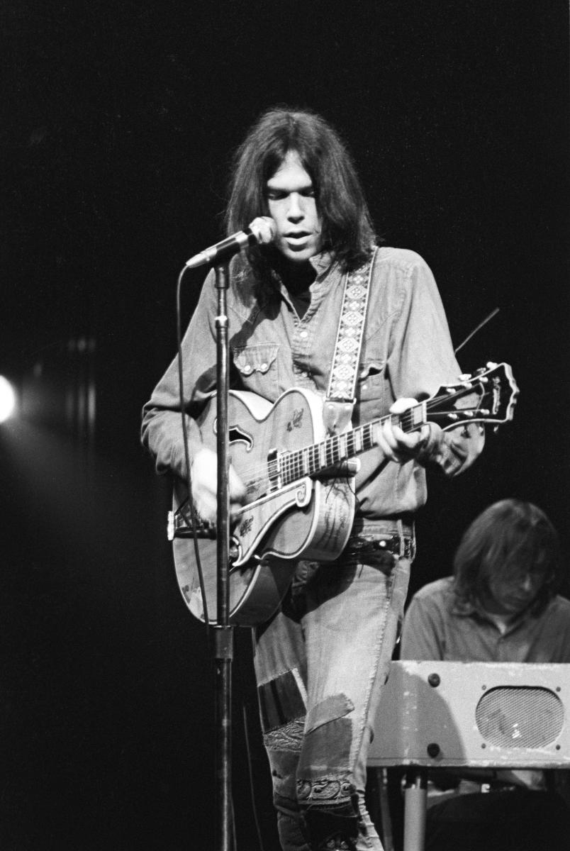 Neil Young Vintage Concert Photo Fine Art Print from Fillmore East, Mar ...