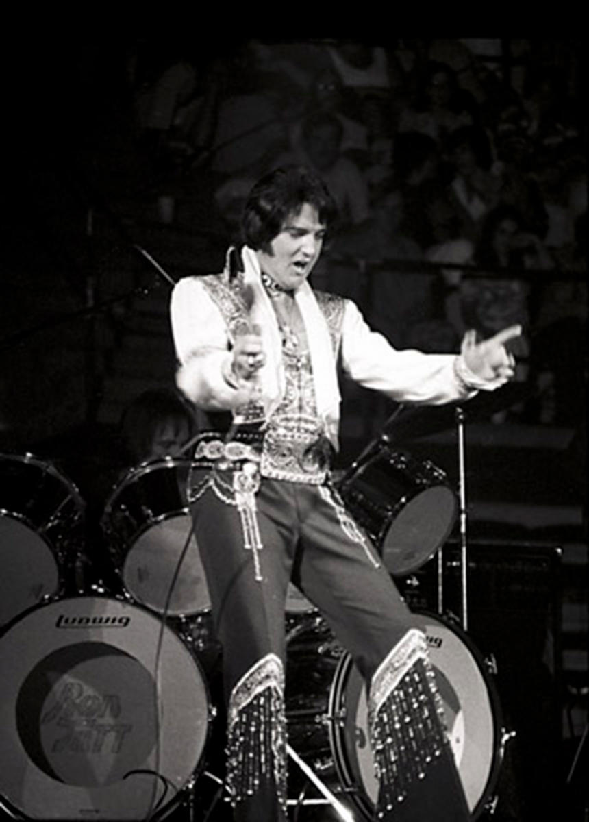 Elvis Presley Vintage Concert Photo Fine Art Print at Wolfgang's