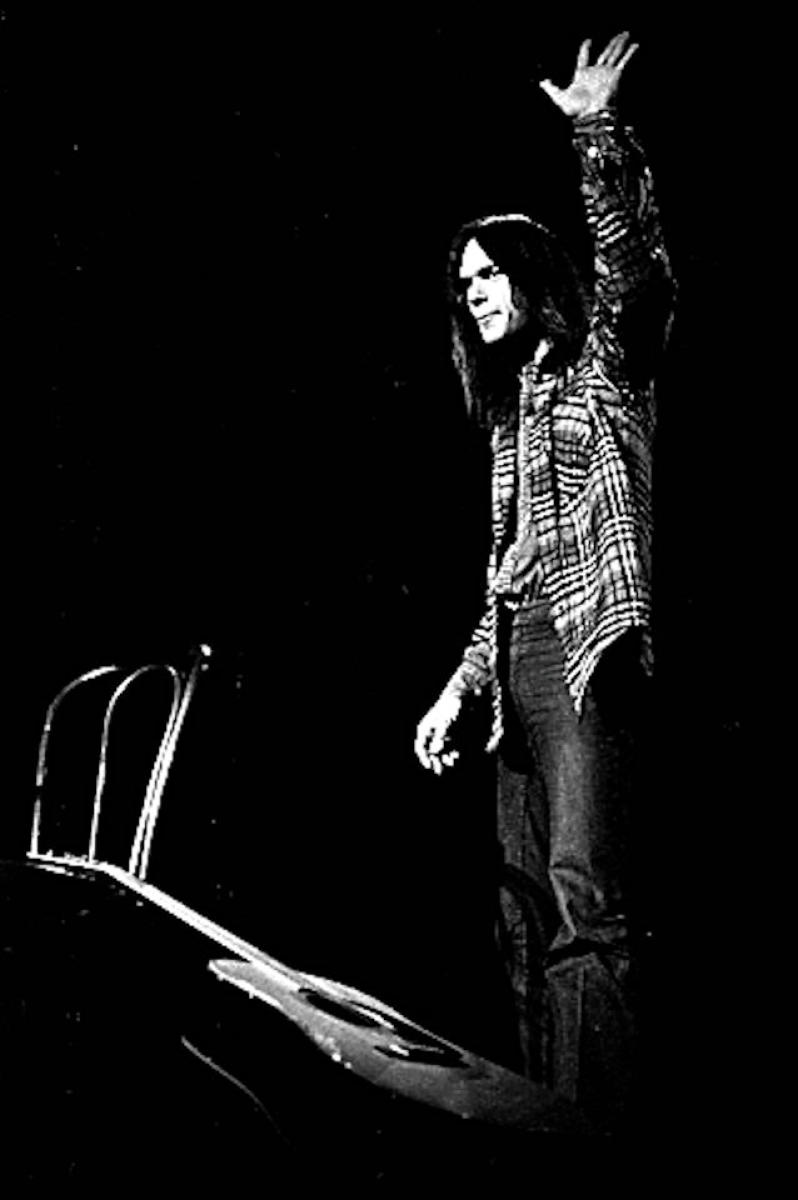 Neil Young Vintage Concert Photo Fine Art Print, 1970 at Wolfgang's