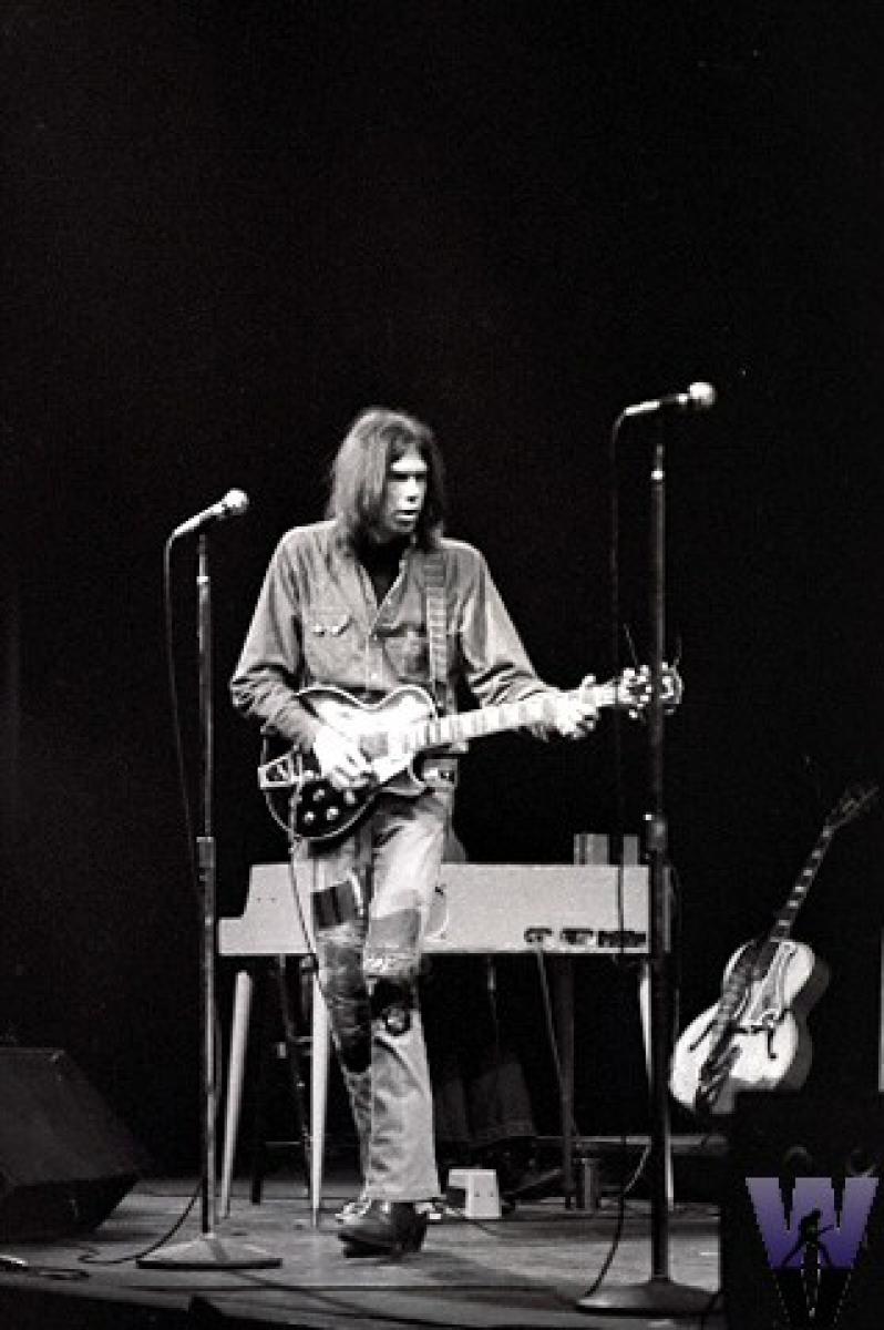 Neil Young Vintage Concert Photo Fine Art Print at Wolfgang's