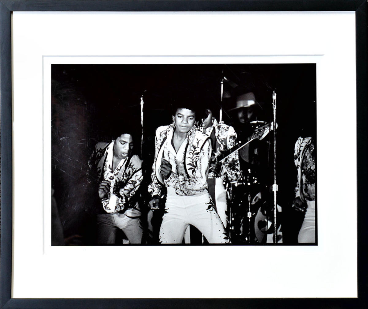 The Jackson 5 Vintage Concert Photo Framed Fine Art Print, 1973 at ...
