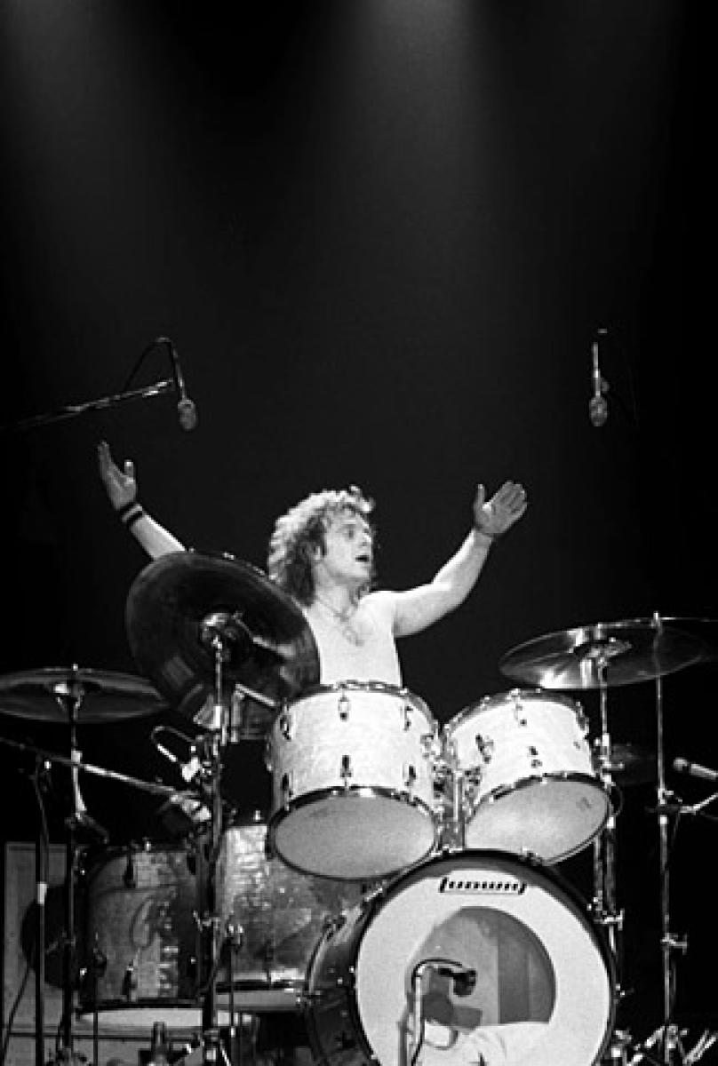 Joey Kramer Vintage Concert Photo Fine Art Print, 1976 at Wolfgang's