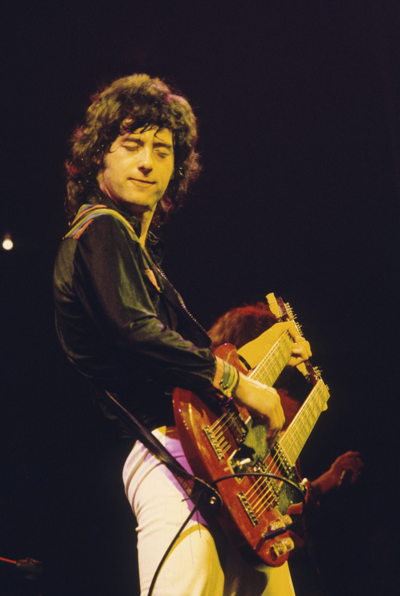 Jimmy Page Vintage Concert Photo Fine Art Print at Wolfgang's