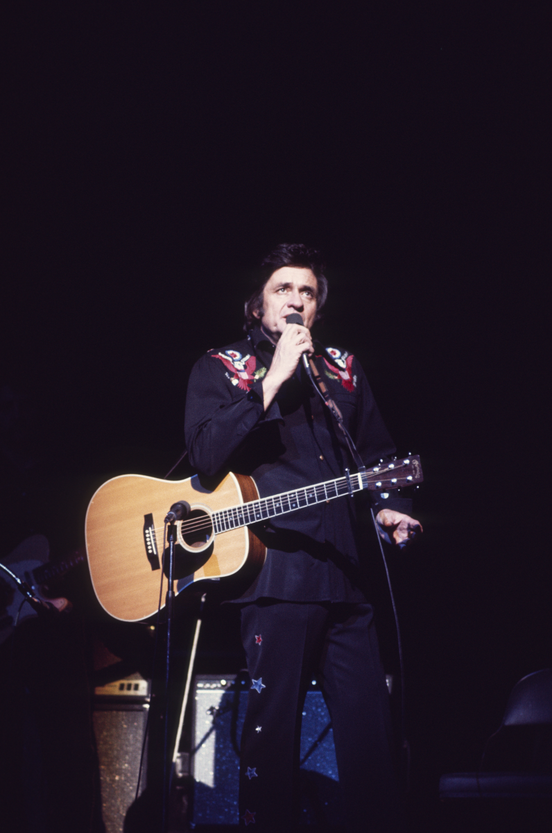 Johnny Cash Vintage Concert Photo Fine Art Print at Wolfgang's