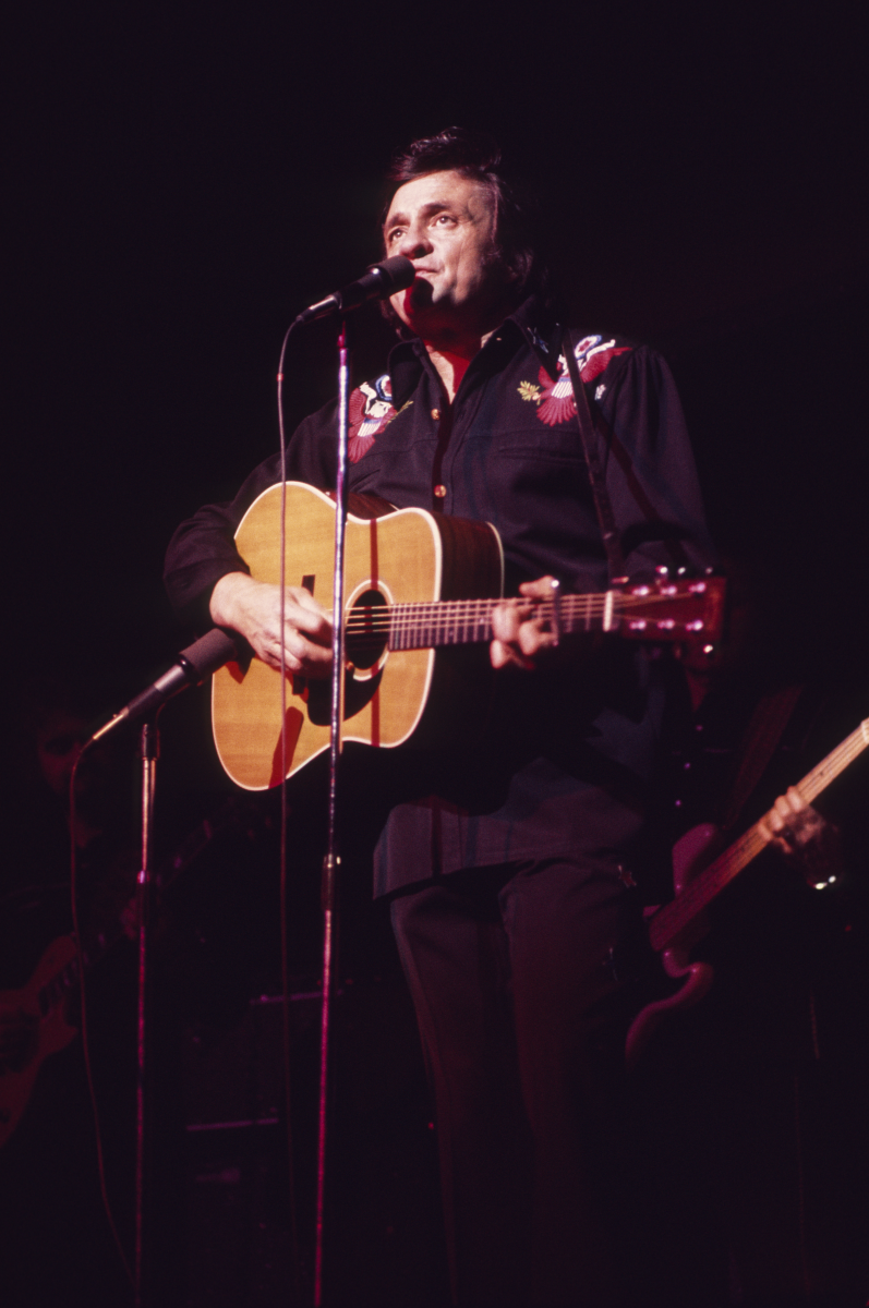 Johnny Cash Vintage Concert Photo Fine Art Print at Wolfgang's