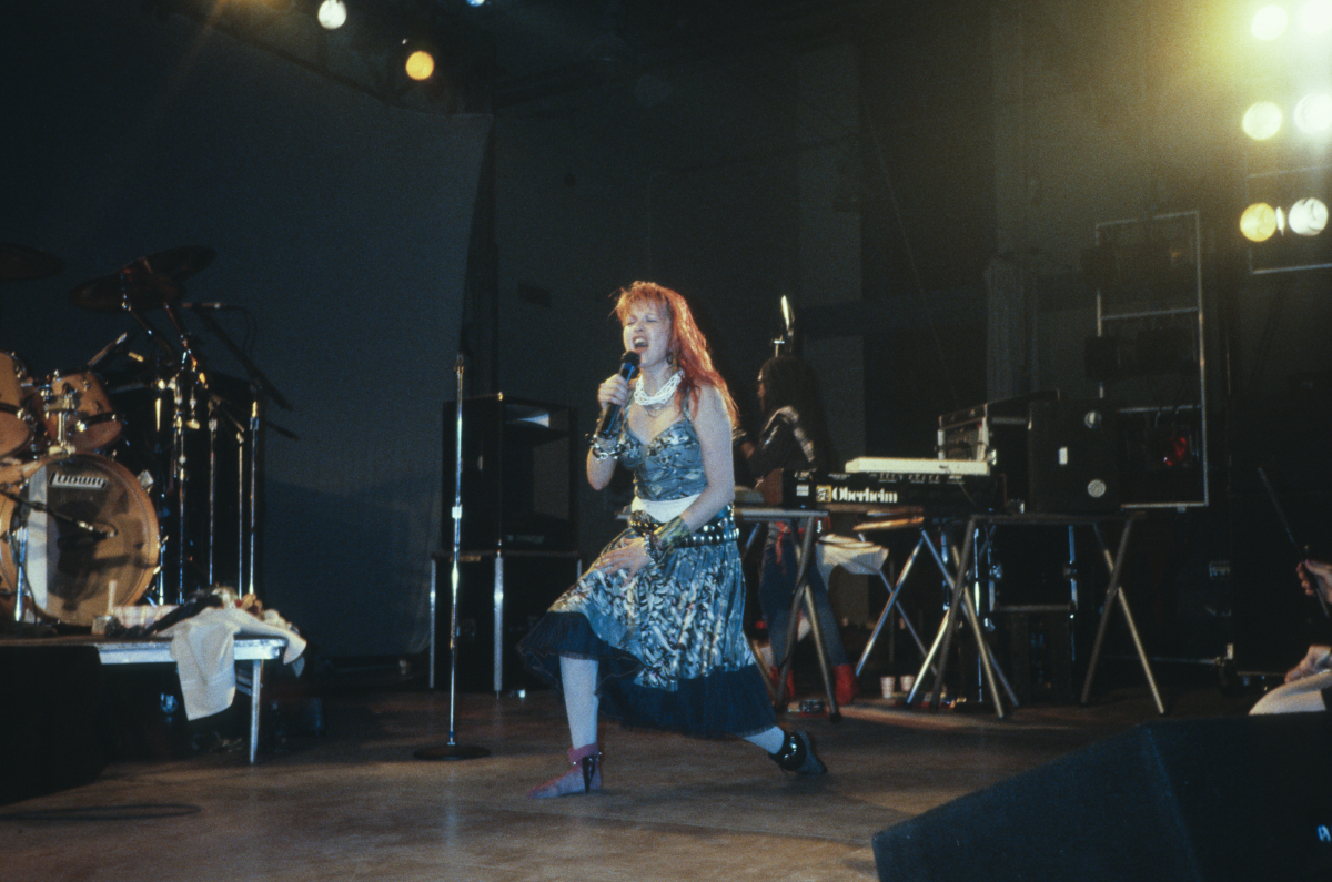Cyndi Lauper Vintage Concert Photo Fine Art Print at Wolfgang's