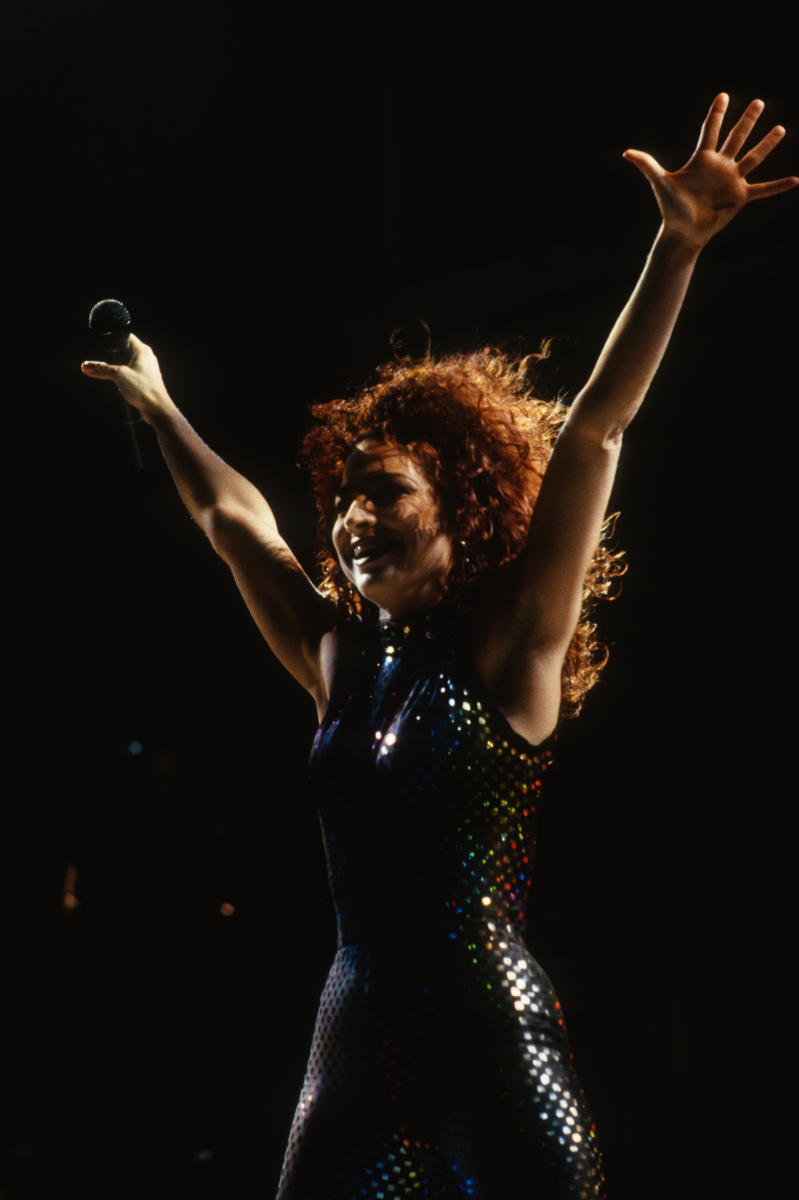 Gloria Estefan Vintage Concert Photo Fine Art Print at Wolfgang's