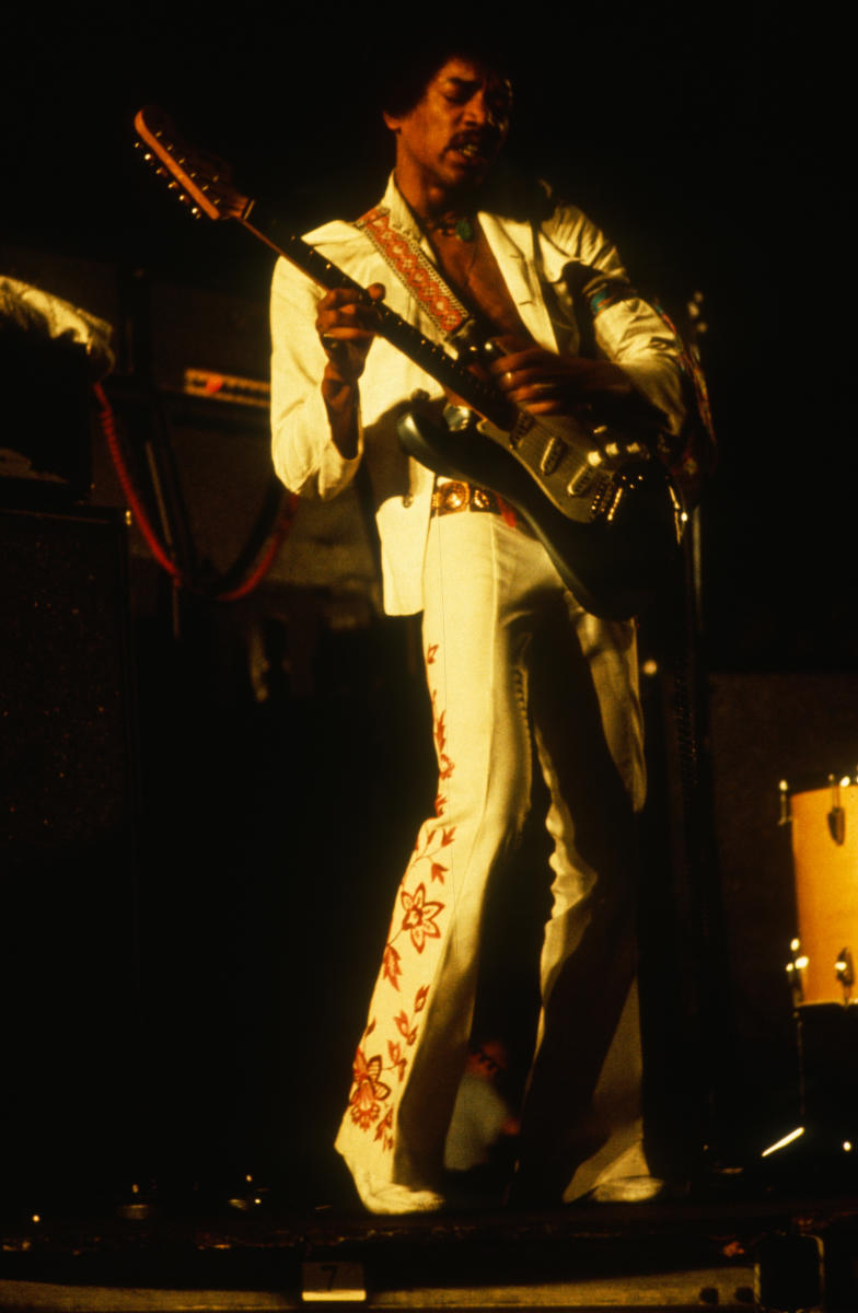 Jimi Hendrix Vintage Concert Photo Fine Art Print from Flushing Meadow ...