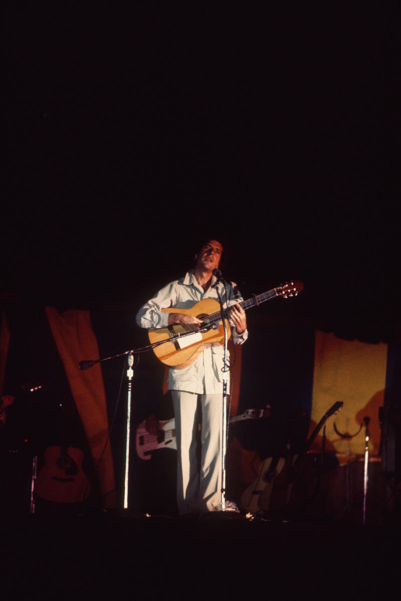 Leonard Cohen Vintage Concert Photo Fine Art Print, 1970 at Wolfgang's
