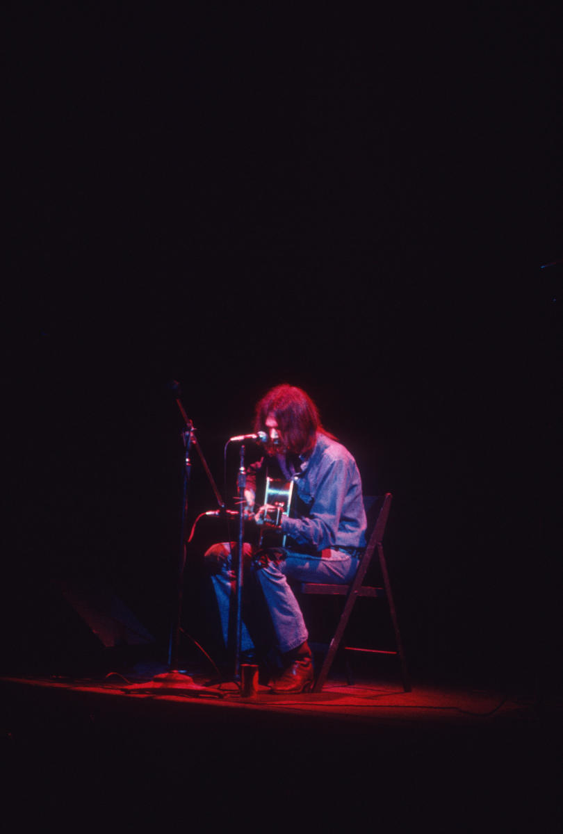 Neil Young Vintage Concert Photo Fine Art Print from Fillmore East ...