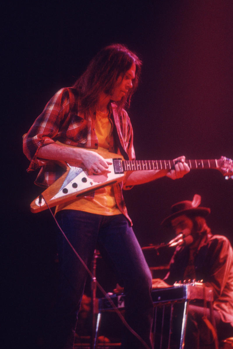 Neil Young Vintage Concert Photo Fine Art Print from Fillmore East ...