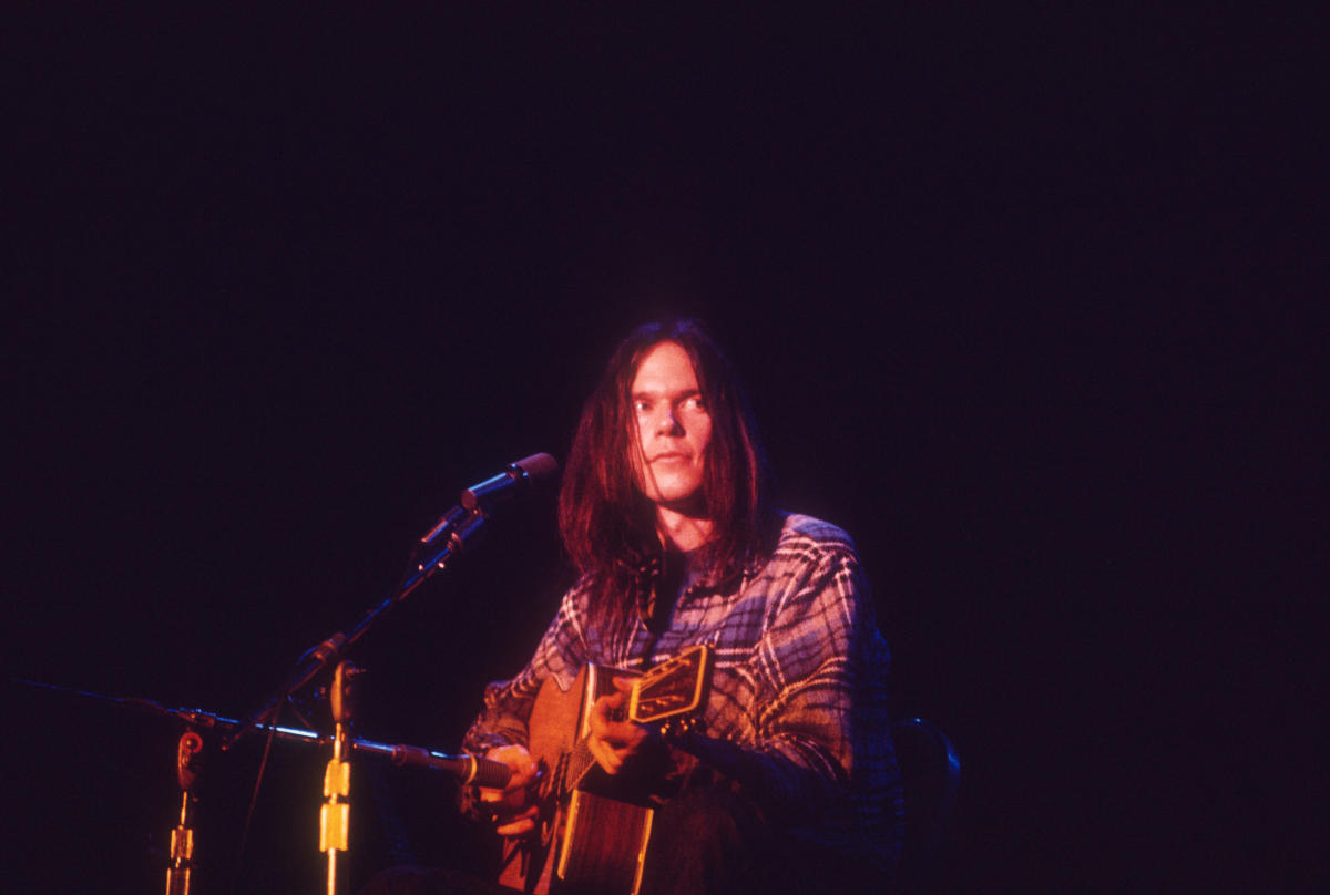 Neil Young Vintage Concert Photo Fine Art Print at Wolfgang's