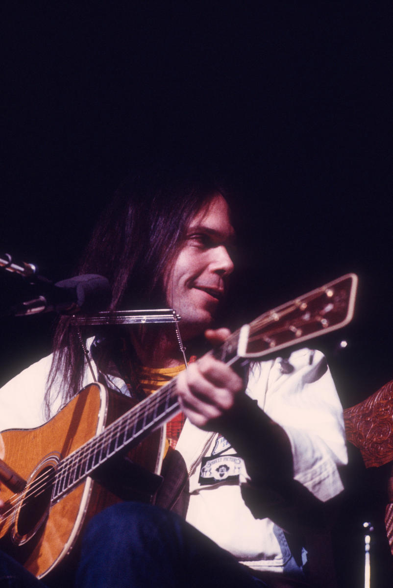 Neil Young Vintage Concert Photo Fine Art Print at Wolfgang's