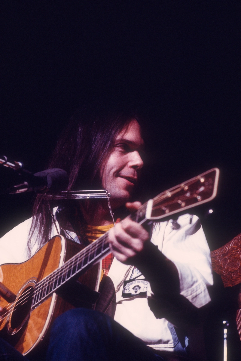 Neil Young Vintage Concert Photo Fine Art Print at Wolfgang's