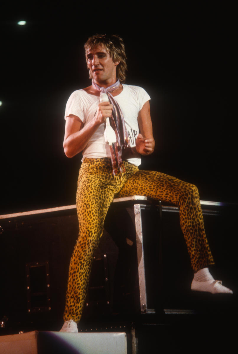 Rod Stewart Vintage Concert Photo Fine Art Print at Wolfgang's