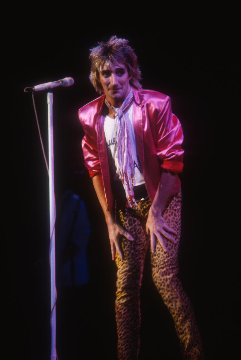 Rod Stewart Vintage Concert Photo Fine Art Print at Wolfgang's