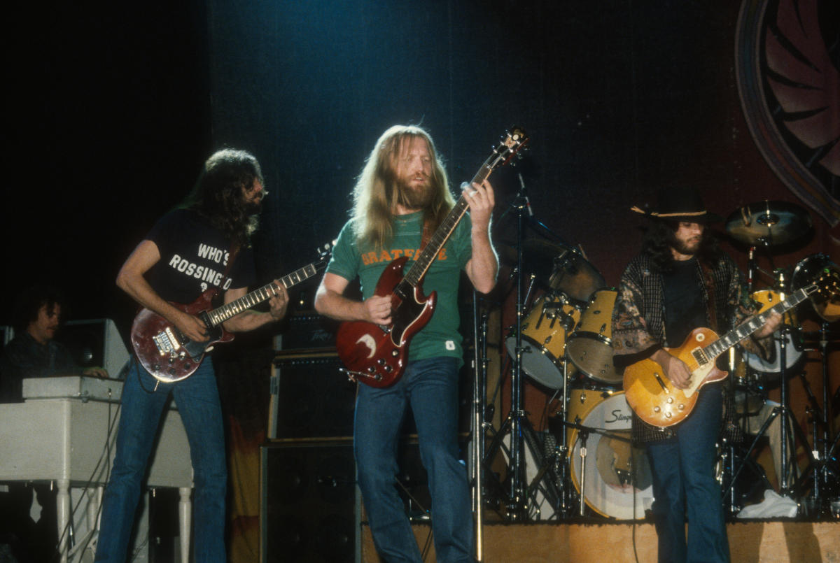 Rossington Collins Band Vintage Concert Photo Fine Art Print at Wolfgang's