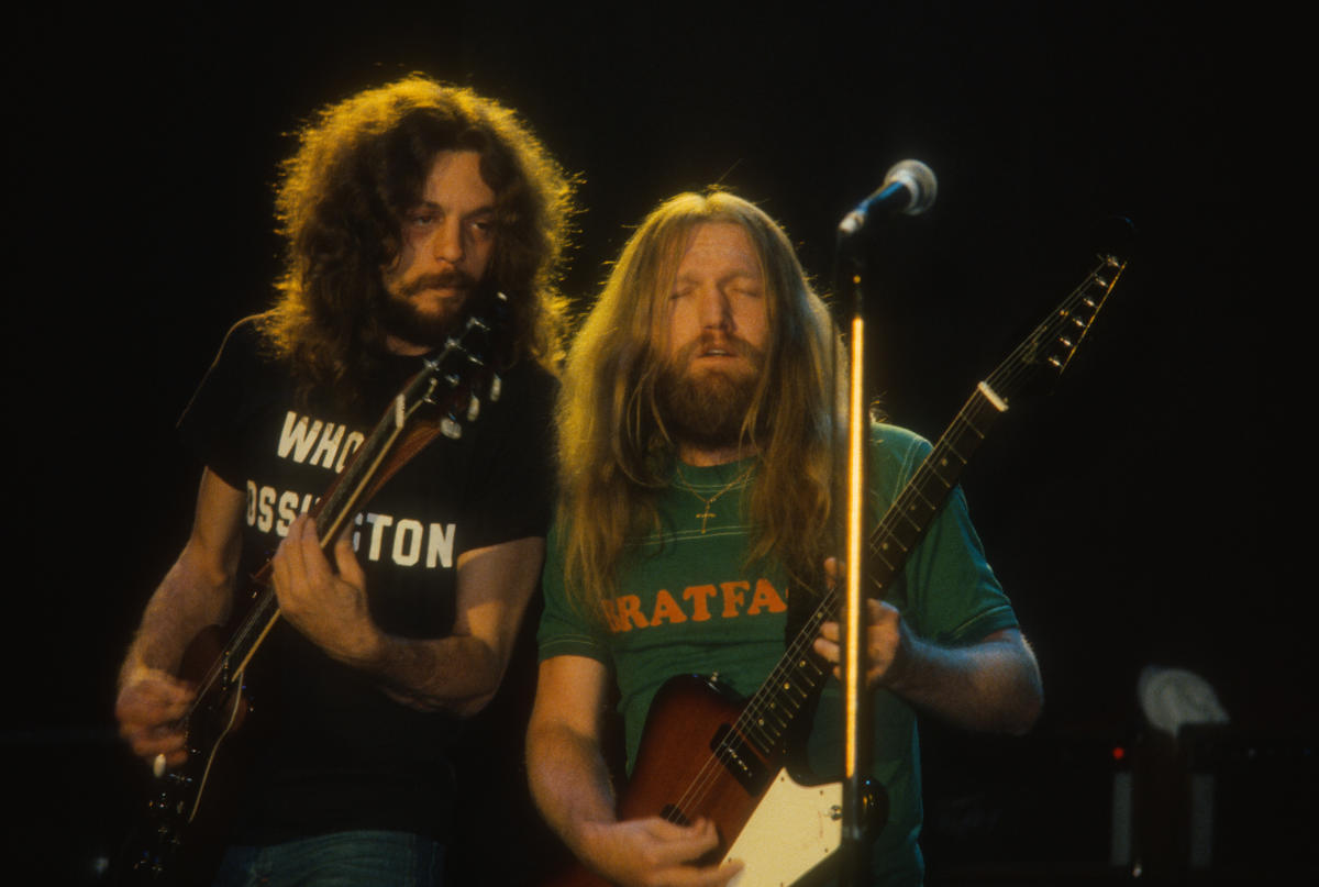 Rossington Collins Band Vintage Concert Photo Fine Art Print at Wolfgang's