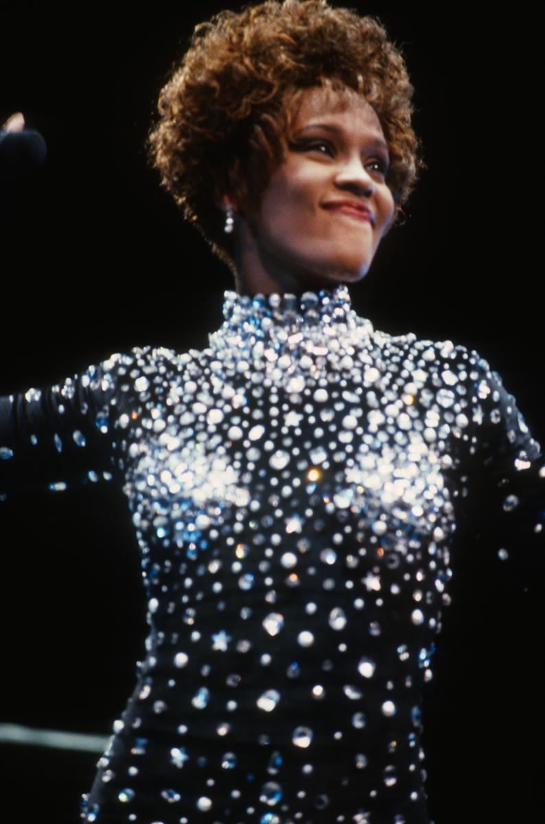 Whitney Houston Vintage Concert Photo Fine Art Print at Wolfgang's