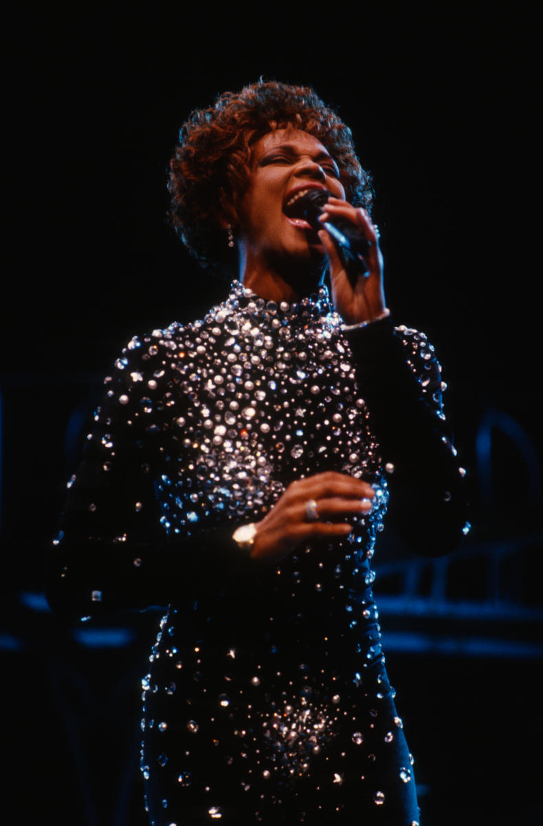 Whitney Houston Vintage Concert Photo Fine Art Print at Wolfgang's