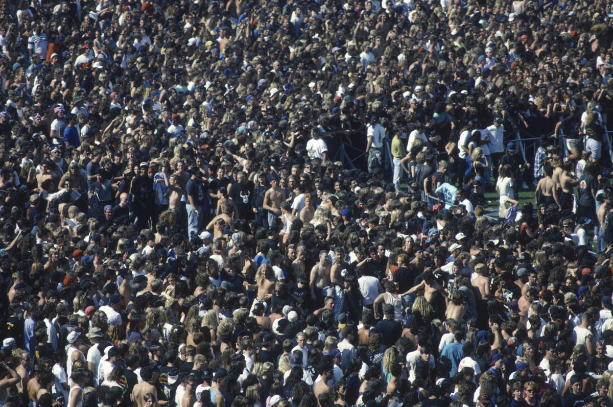 Crowd Vintage Concert Photo Fine Art Print at Wolfgang's
