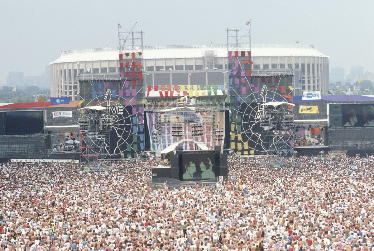 Live Aid Vintage Concert Photo Fine Art Print at Wolfgang's