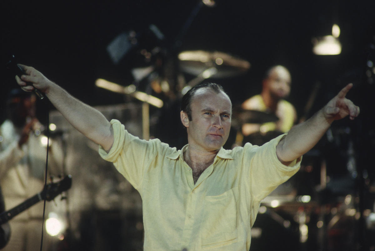 Phil Collins Vintage Concert Photo Fine Art Print at Wolfgang's