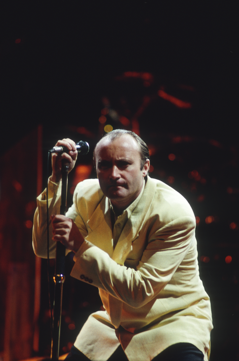Phil Collins Vintage Concert Photo Fine Art Print at Wolfgang's
