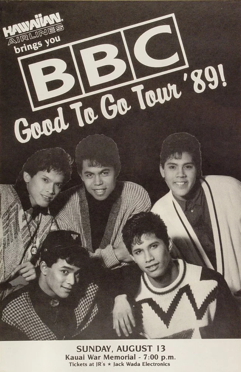 BBC Vintage Concert Poster from Kauai War Memorial Convention Hall, Aug ...