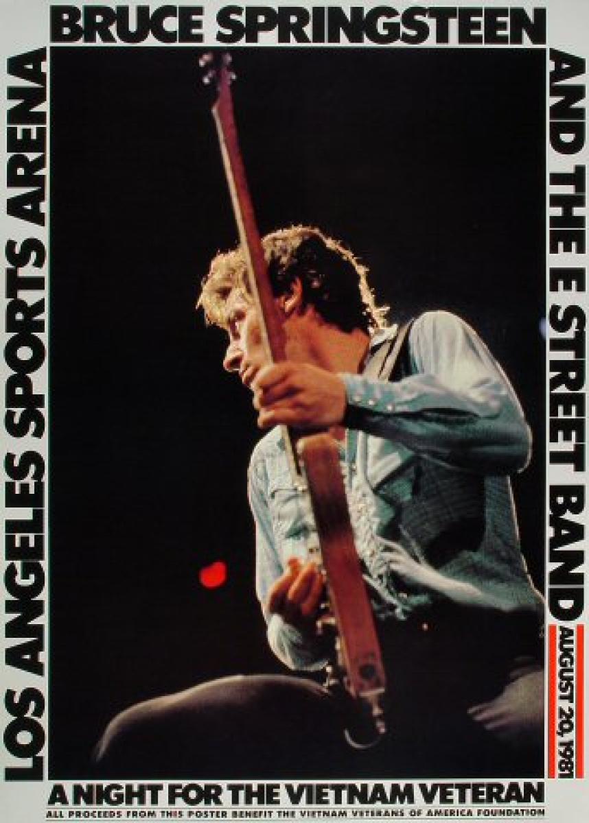 Bruce Springsteen & the E Street Band Vintage Concert Poster from Los ...