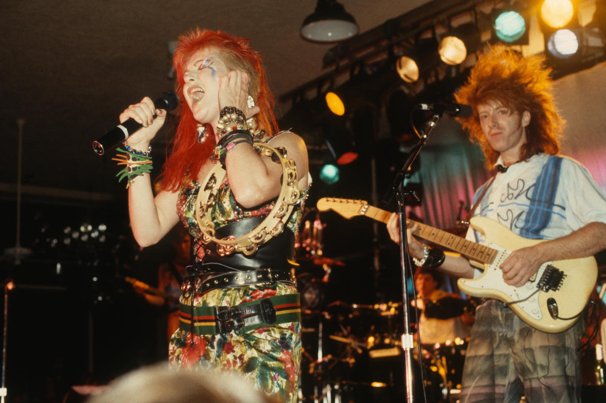 Cyndi Lauper Vintage Concert Photo Fine Art Print at Wolfgang's