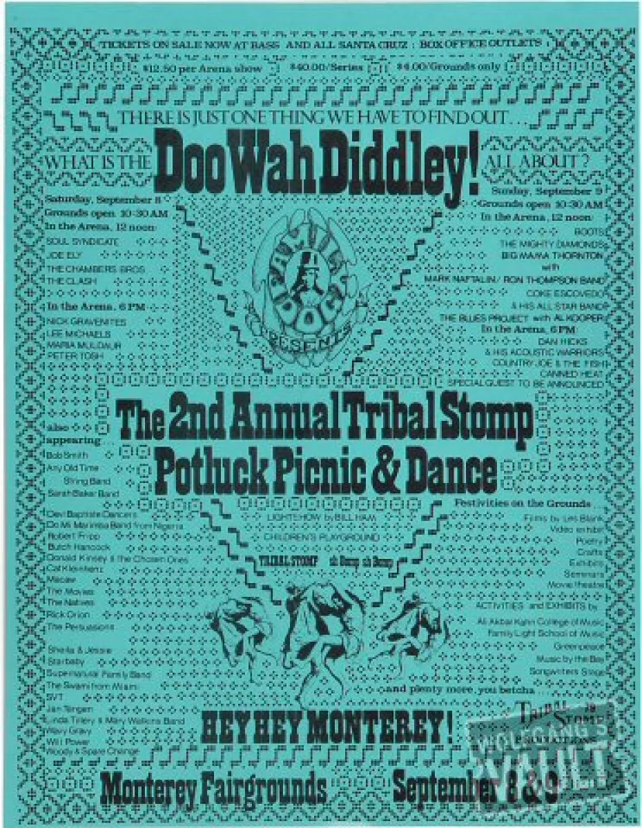 Soul Syndicate Vintage Concert Handbill from Monterey Fairgrounds, Sep ...